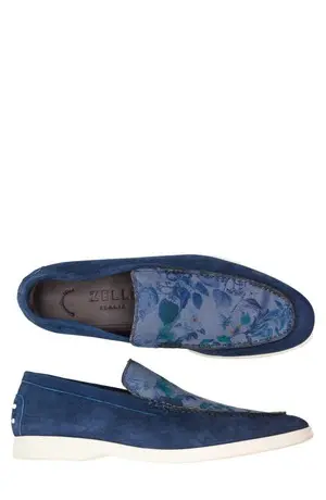 ZELLI ITALIA Bene Floral Linen Loafer
