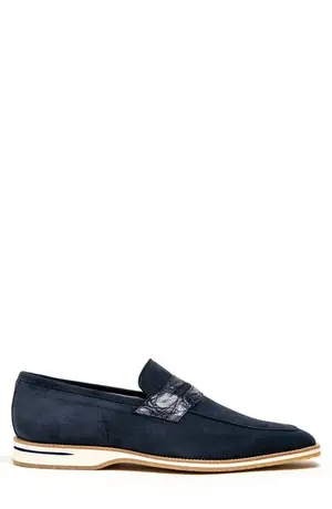ZELLI ITALIA Meo 3 Penny Loafer - Navy