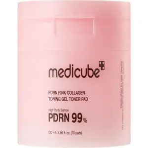 Name Medicube Pdrn Collagen Toning Gel Toner Pads - Pink
