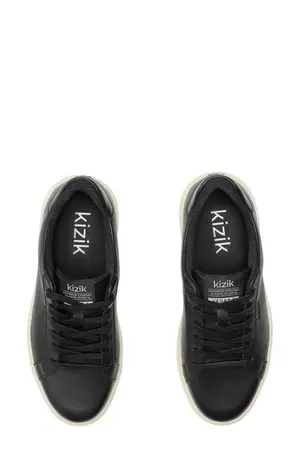 KIZIK Vegas 2 Leather Sneaker - Black/pristine
