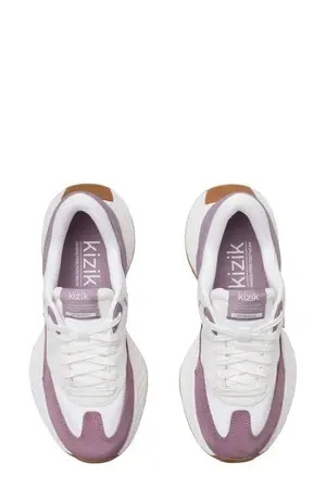 KIZIK Monaco Hands-free Sneaker - White/toadstool
