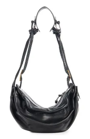 Isabel Marant Étoile Medium Maia Leather Shoulder Bag - Black