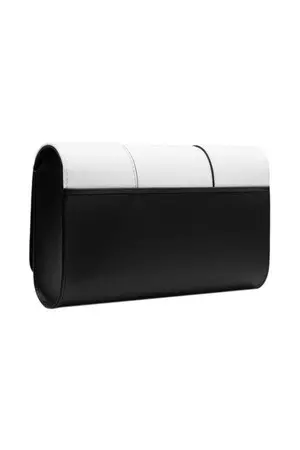 Perrin Le Rond Clutch - White/black