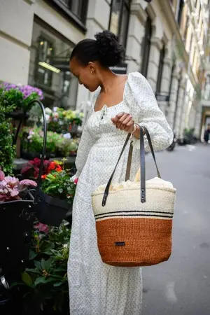 OTHERS TRADE FOR HOPE Large Sisal Tote