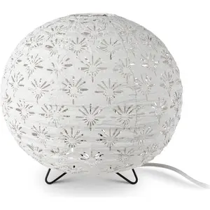 ALLSOP HOME & GARDEN Soji Stella Solace Globe Deco Table Lamp - White