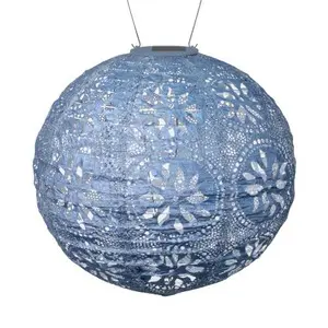 ALLSOP HOME & GARDEN Soji Stella Red White Blue Solar Lantern 3-pack
