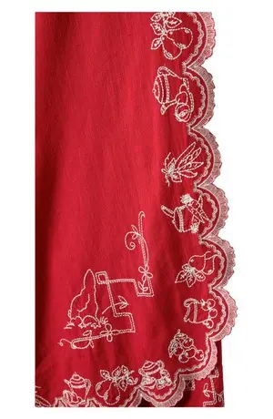 DAMSON MADDER Natalina Embroidered Sleeveless Dress
