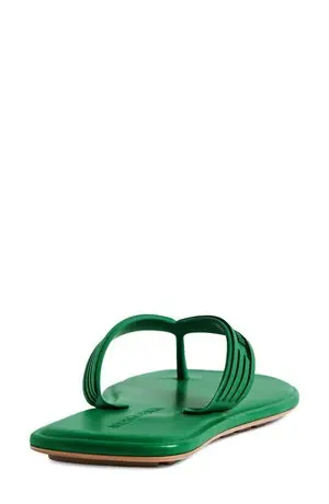 Bottega Veneta Sampieri Flip Flop - Grass Green
