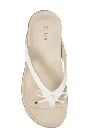 STRIVE Island Ii Bow Thong Sandals - White