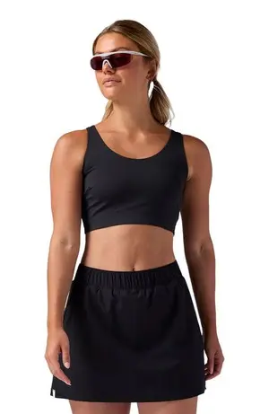 BACKCOUNTRY Destination Longline Bra Top - Black
