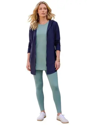 Roaman's Zip Up Sweatshirts Hoodies For Women