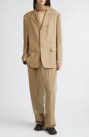 MAGLIANO Piccolo Paradiso Organza & Wool Jacket