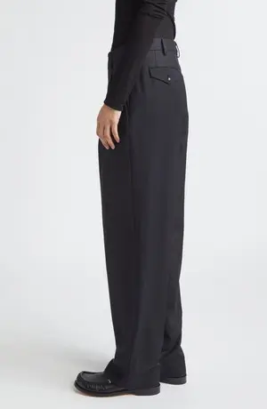 MAGLIANO Double Pleat Wool Trousers