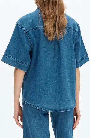 BAYEAS Zephyrine Denim Button-up Shirt