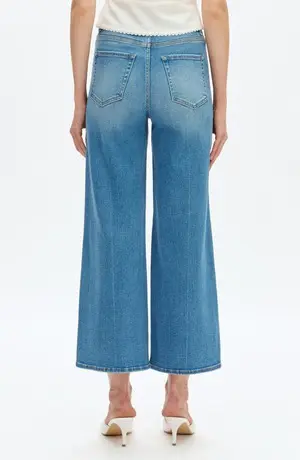 BAYEAS Orson Exposed-button Wide Leg Jeans