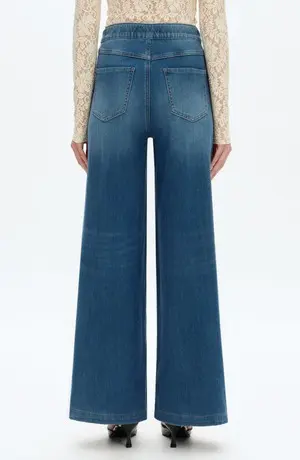 BAYEAS High-waist Wide-leg Jeans