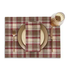 Solino Home Linen Dinner Napkins Set Of 4, 20 X 20 Inch For Dining Table