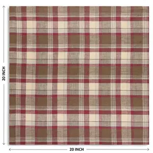 Solino Home Linen Dinner Napkins Set Of 4, 20 X 20 Inch For Dining Table