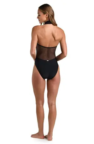 L'Agence Natalya Mesh One-piece Swimsuit