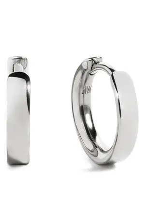 Monica Vinader Essential Huggie Hoop Earrings - Sterling Silver