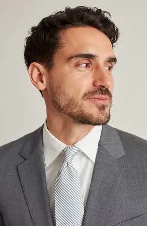 Bonobos Jetsetter Slim Fit Stretch Wool Suit Jacket - Slim Grey