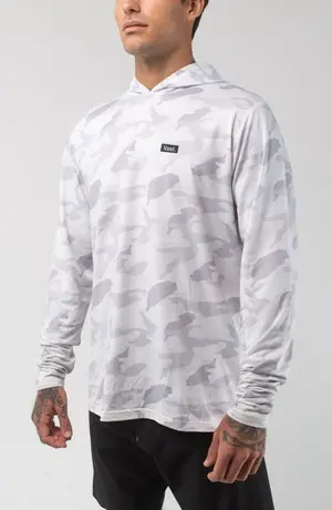 VAST Aqua Terra Camo Tech Performance Hoodie