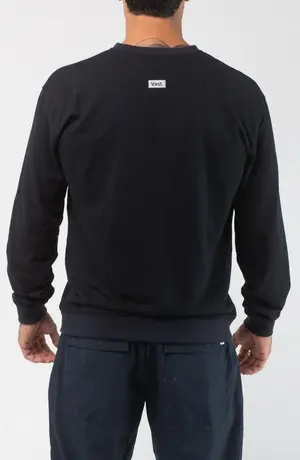 VAST Elements Lightweight Crewneck Sweatshirt - Black