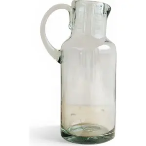 VILLA LUA HOME Blown Glass Jug - Clear