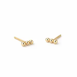 SHEENA MARSHALL JEWELRY Lily Dot Bar Studs
