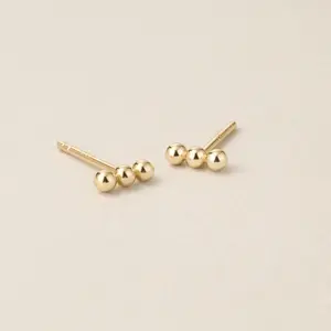 SHEENA MARSHALL JEWELRY Lily Dot Bar Studs