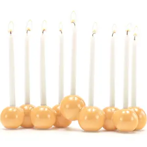 TCHOTCHKE Bubble Menorah - Mustard