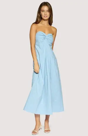 LOST + WANDER Linen And Cotton Dress