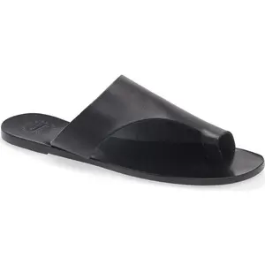 ATP ATELIER Rosa Toe Loop Sandal - Black