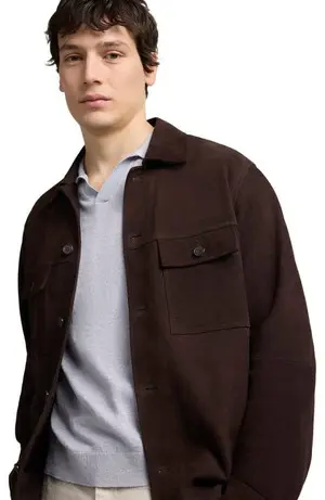 Onia Suede Traveler Jacket
