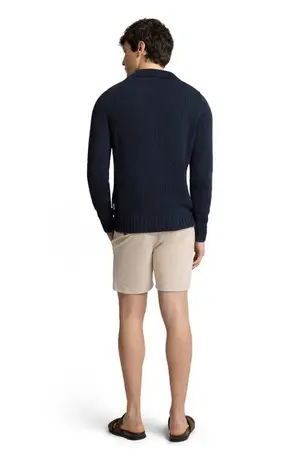 Onia Ultra Soft Cotton Johnny Polo - Midnight
