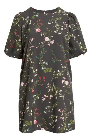 SUGARLIPS Morrigan Bubble Sleeve Shift Dress