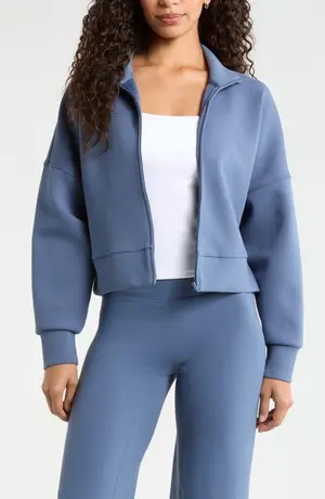Zella Boxy Jacket - Blue Vintage