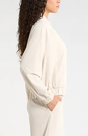 Zella Atlas Bomber Jacket - Moonbeam