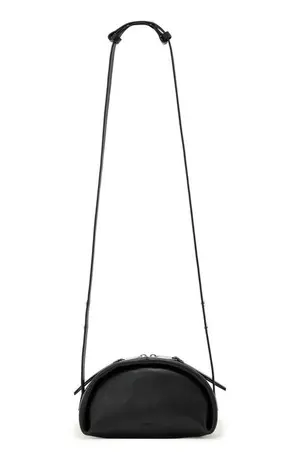 ALLSAINTS Rosalie Arc Crossbody Bag - Black/silver