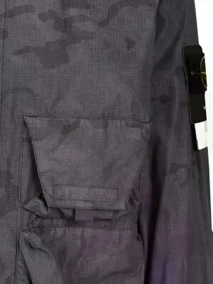 Stone Island Ripstop Camouflage Jacket - Grey