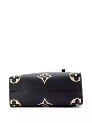 LOUIS VUITTON Onthego Bicolor Monogram Empreinte Giant Pm Tote Bag - Black