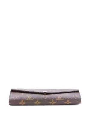 LOUIS VUITTON Sarah Wallet Nm Monogram Canvas Small Wallets - Brown