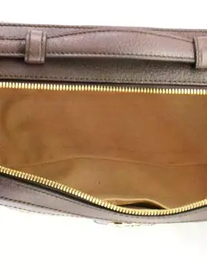 Gucci Ophidia Zip Around Camera Bag Gg Coated Canvas Small