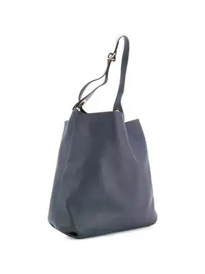 Burberry Grommet Leather Medium Hobo Bag