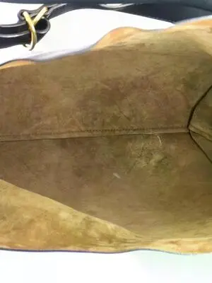 Burberry Grommet Leather Medium Hobo Bag