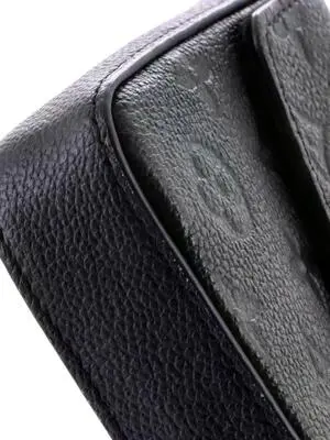 LOUIS VUITTON Felicie Pochette Monogram Empreinte Leather - Black
