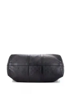 LOUIS VUITTON Keepall Bandouliere 50 Travel Bag Monogram Shadow Leather