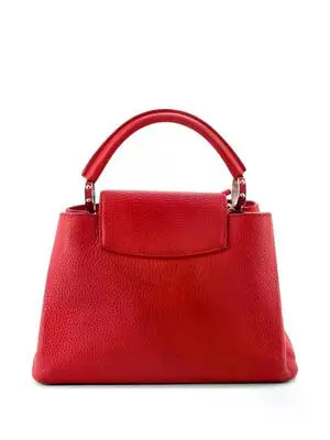 LOUIS VUITTON Capucines Bb Satchel - Red