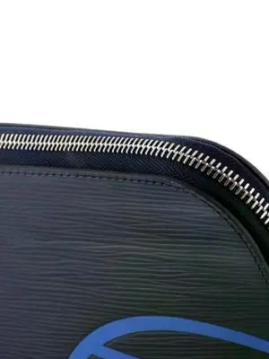 LOUIS VUITTON Pochette Jour Initials Epi Leather Gm Clutch Bag - Blue