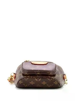 LOUIS VUITTON Bum Bag Monogram Canvas Mini Belt Bag - Brown